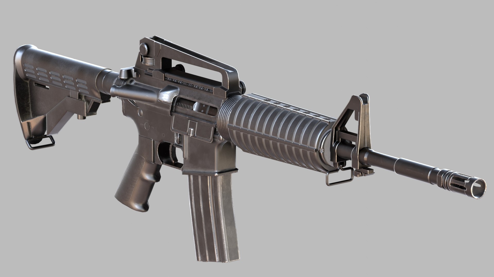 M4A1 Carbine Modular 3D Model - TurboSquid 2344042