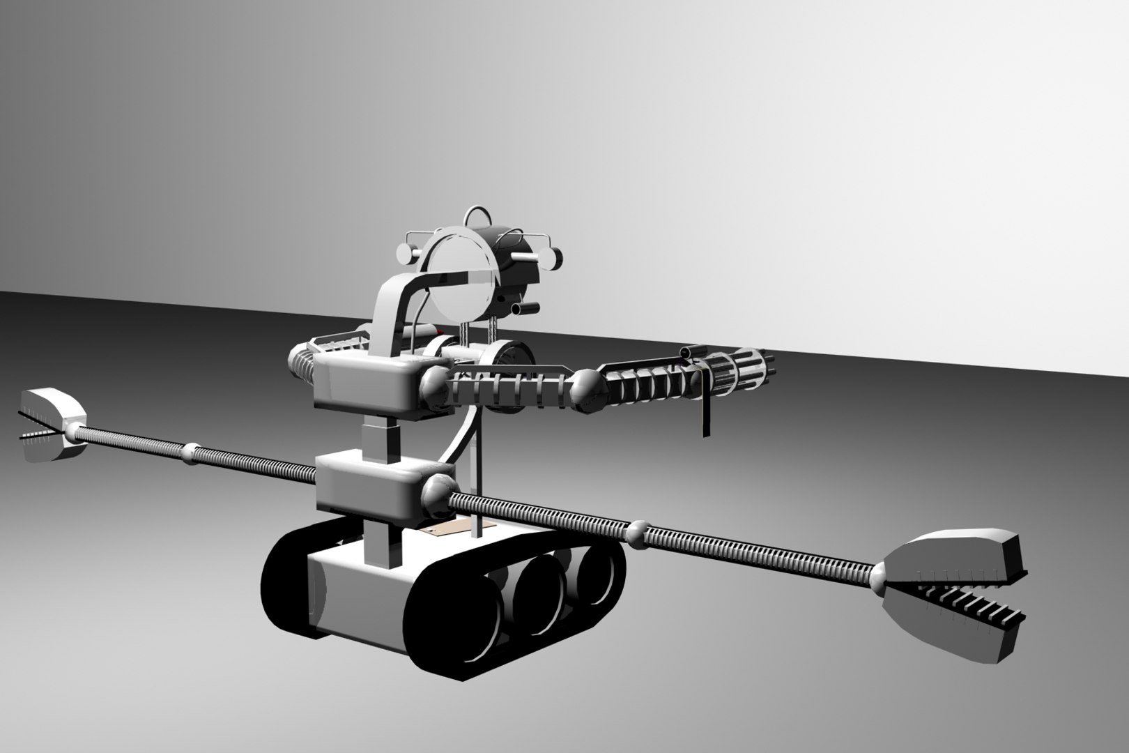 3ds Max Warbot Robot