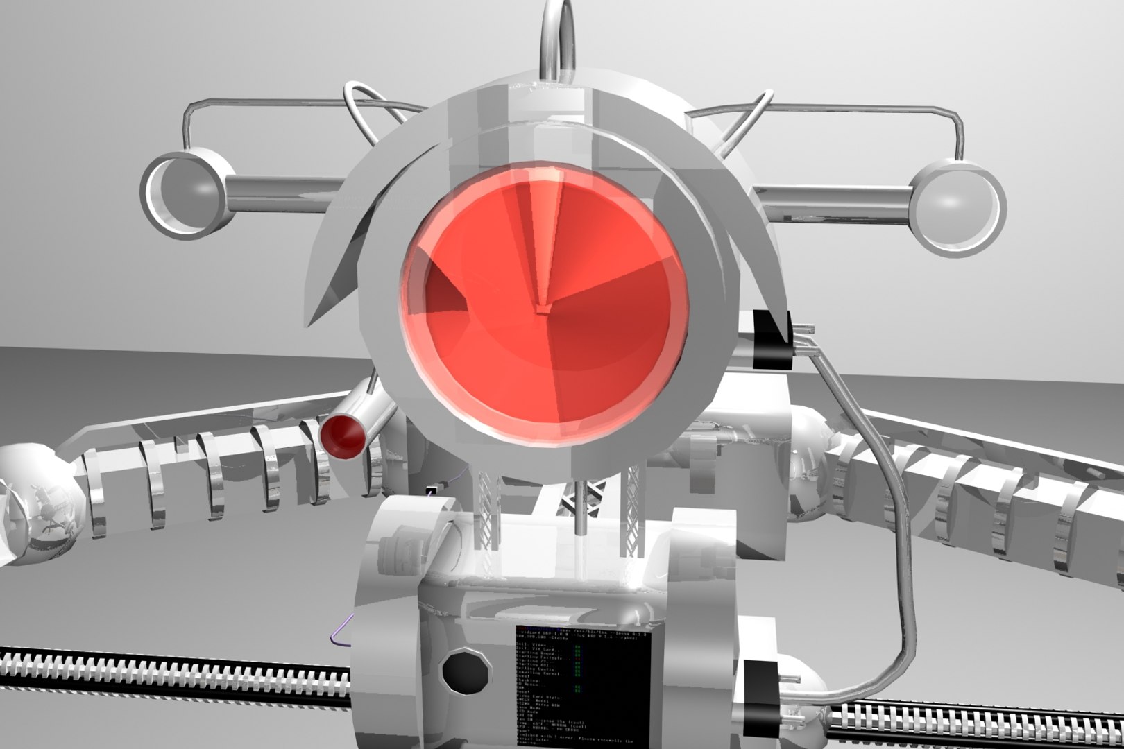 3ds Max Warbot Robot