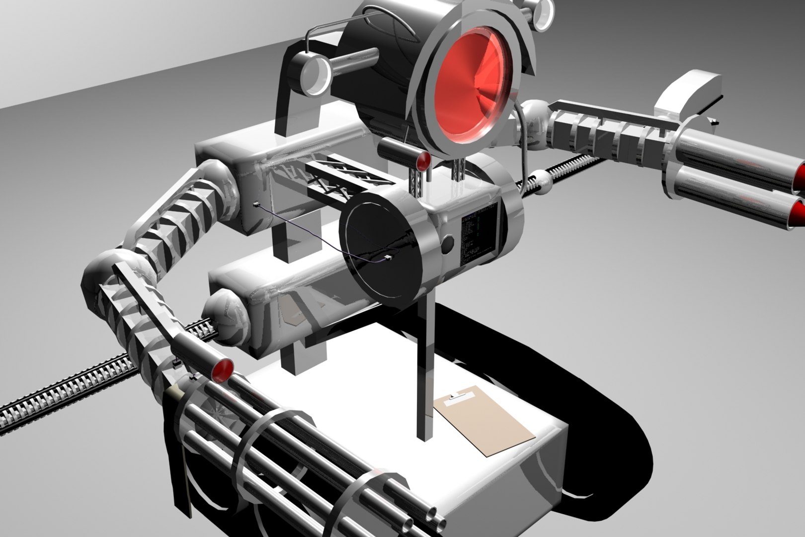 3ds Max Warbot Robot