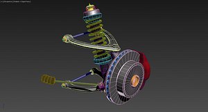 Steering rack 3D model - TurboSquid 1289445