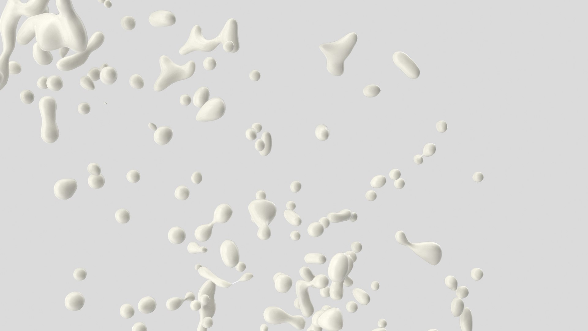 3D Milk Drops - TurboSquid 1914240