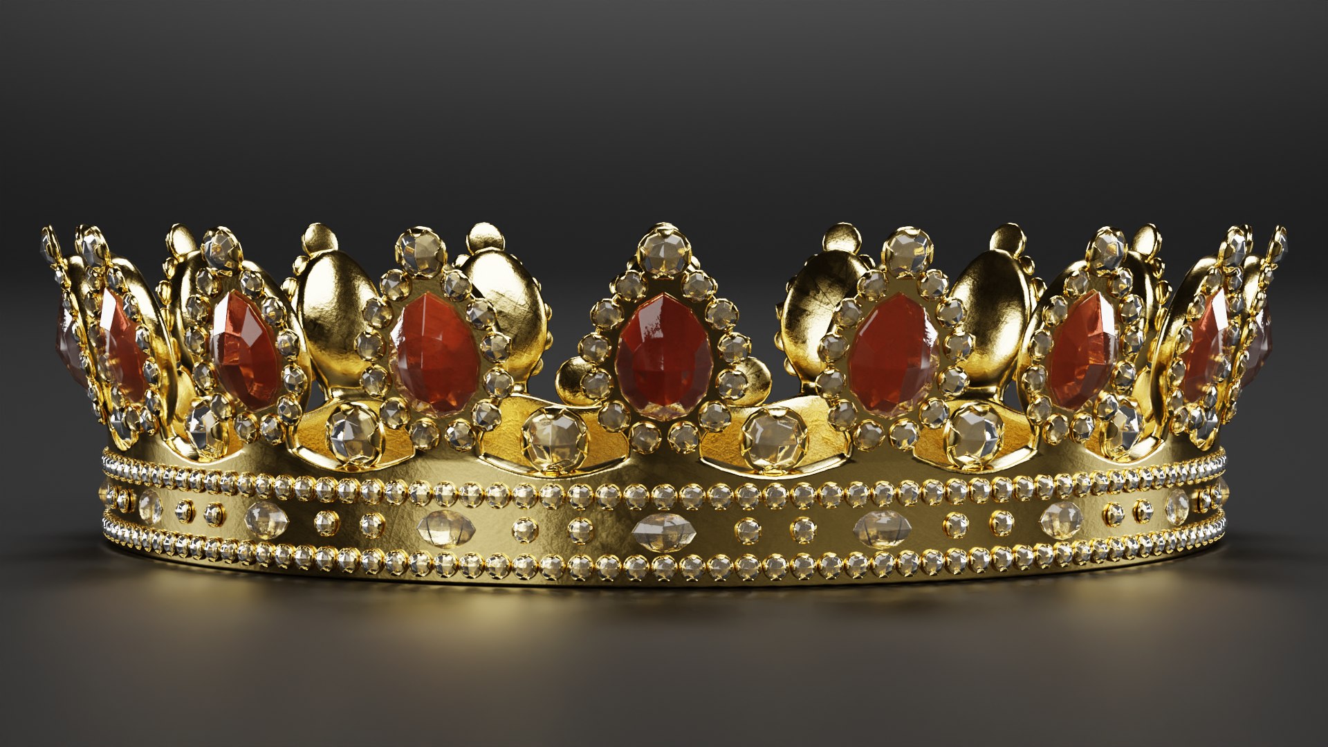 Royal Crown Ruby 3D Model - TurboSquid 1748887
