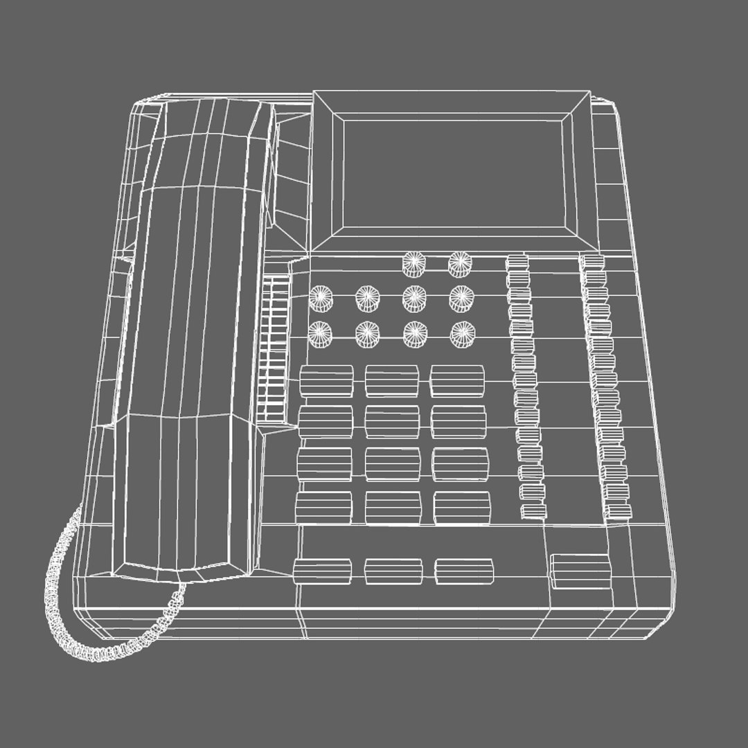 3D Model Phone Corded - TurboSquid 1304493