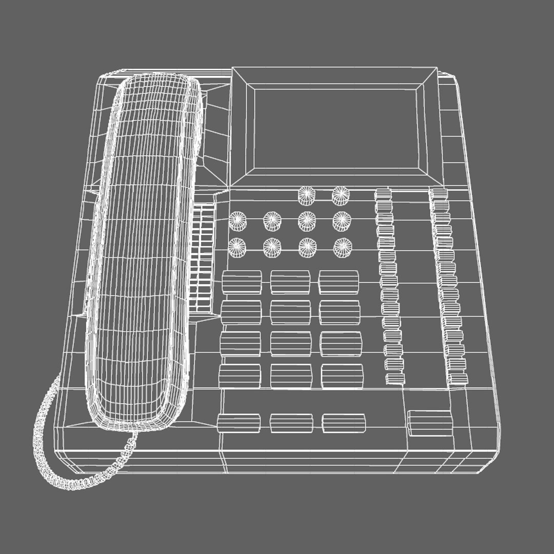 3D Model Phone Corded - TurboSquid 1304493