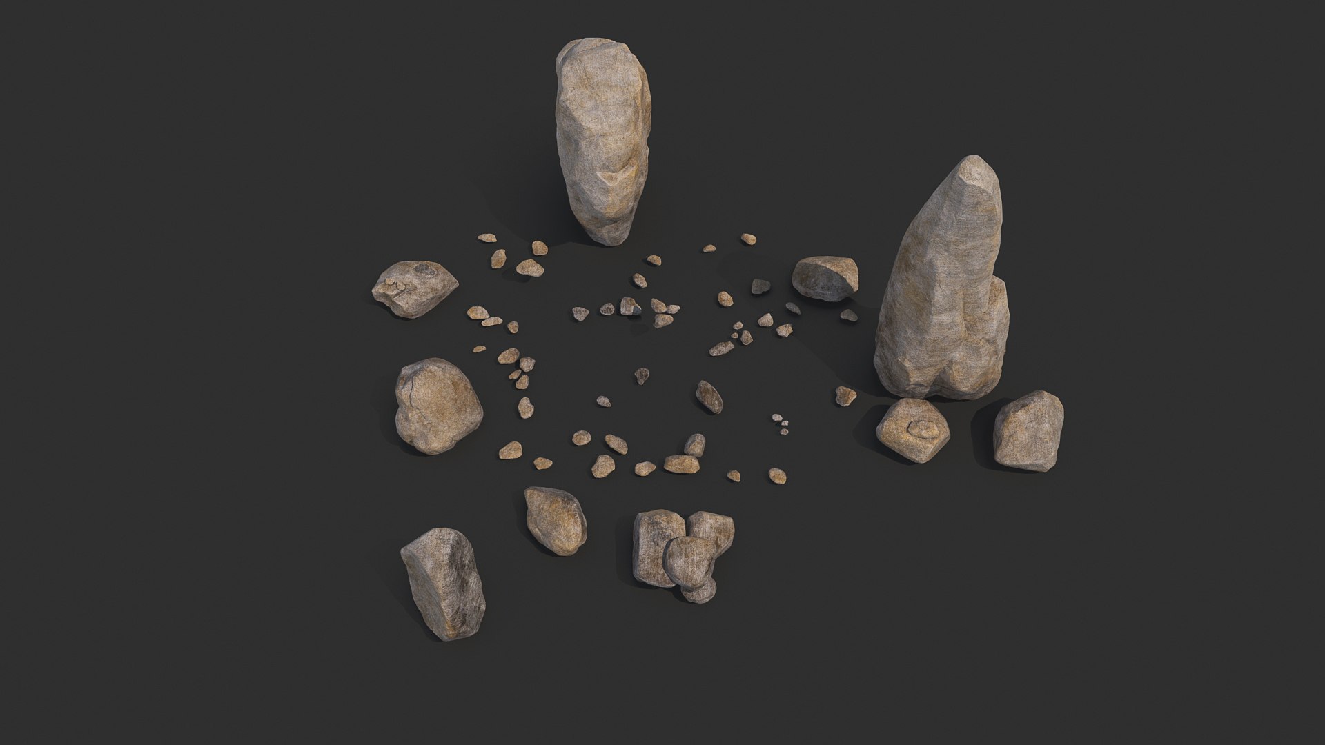 3D Rock V38 - TurboSquid 1852105