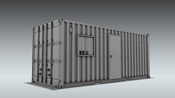 3D shipping container office home model - TurboSquid 1544873