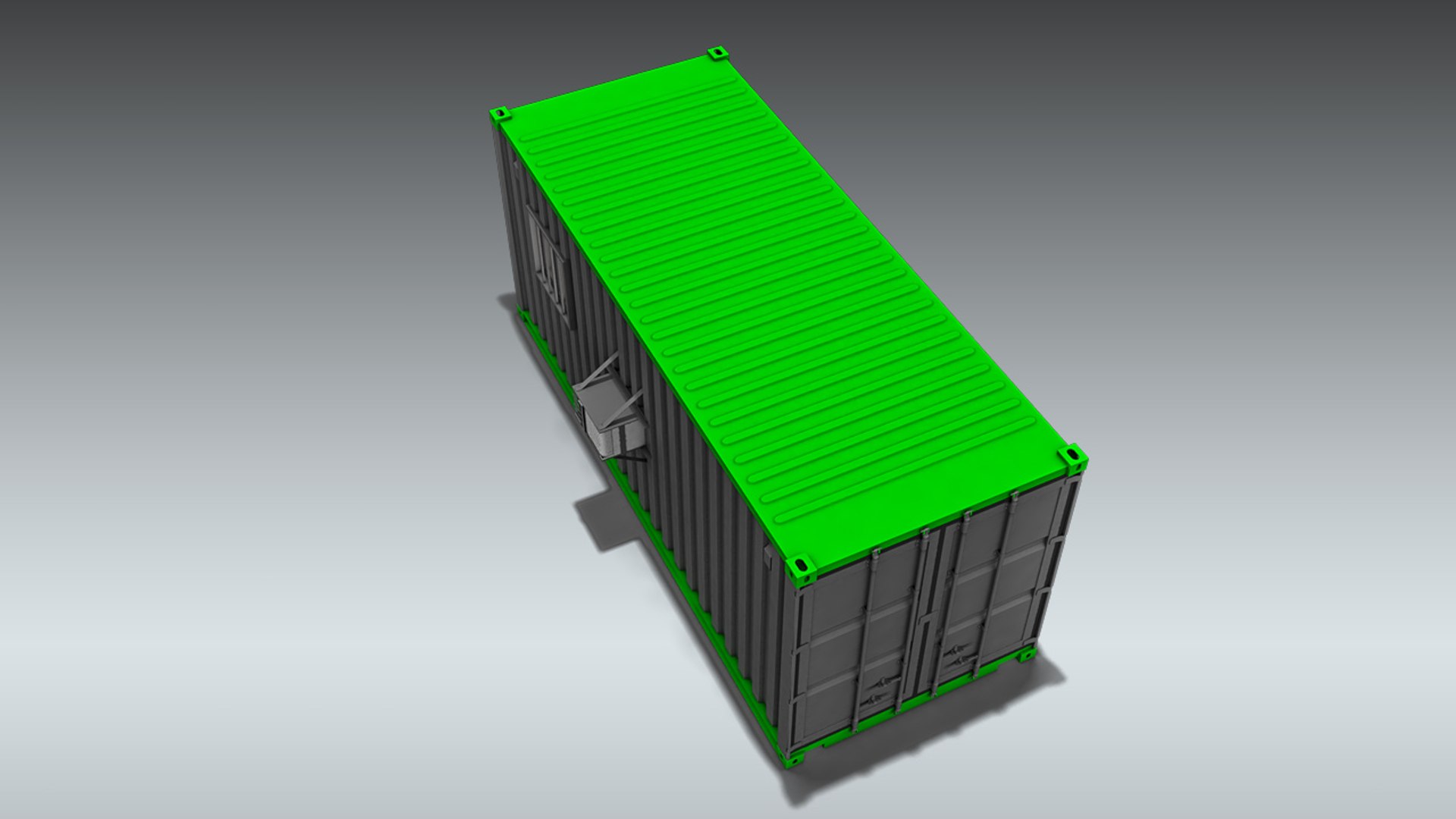 3D Shipping Container Office Home Model - TurboSquid 1544873