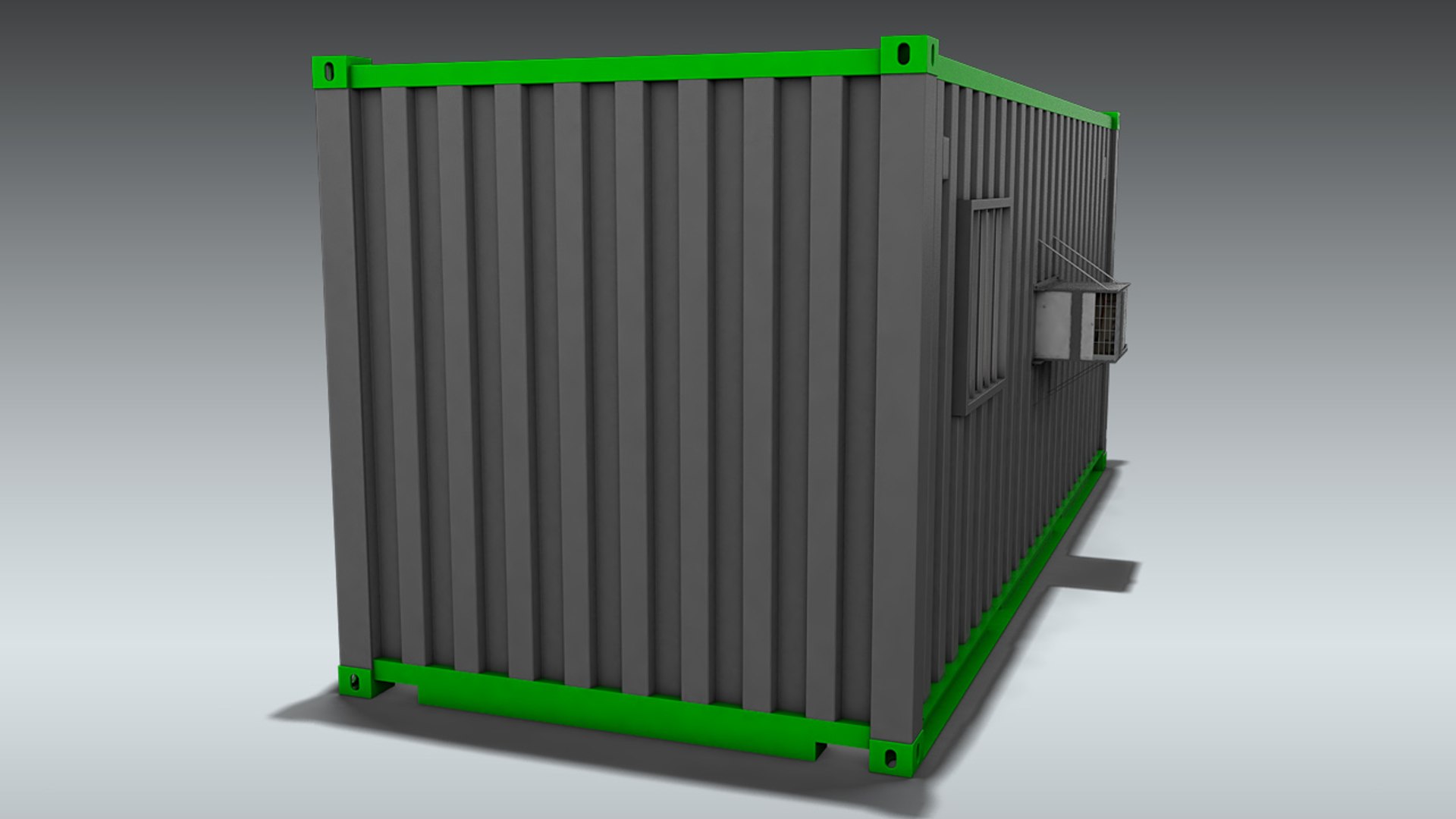3D Shipping Container Office Home Model - TurboSquid 1544873