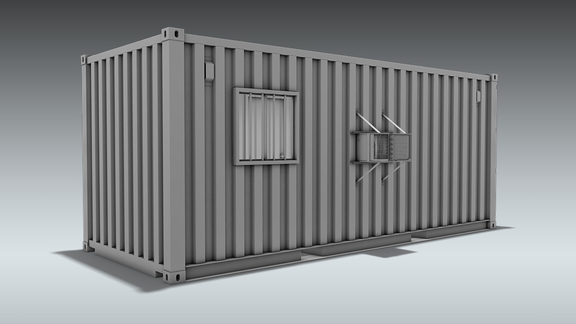 3D shipping container office home model - TurboSquid 1544873