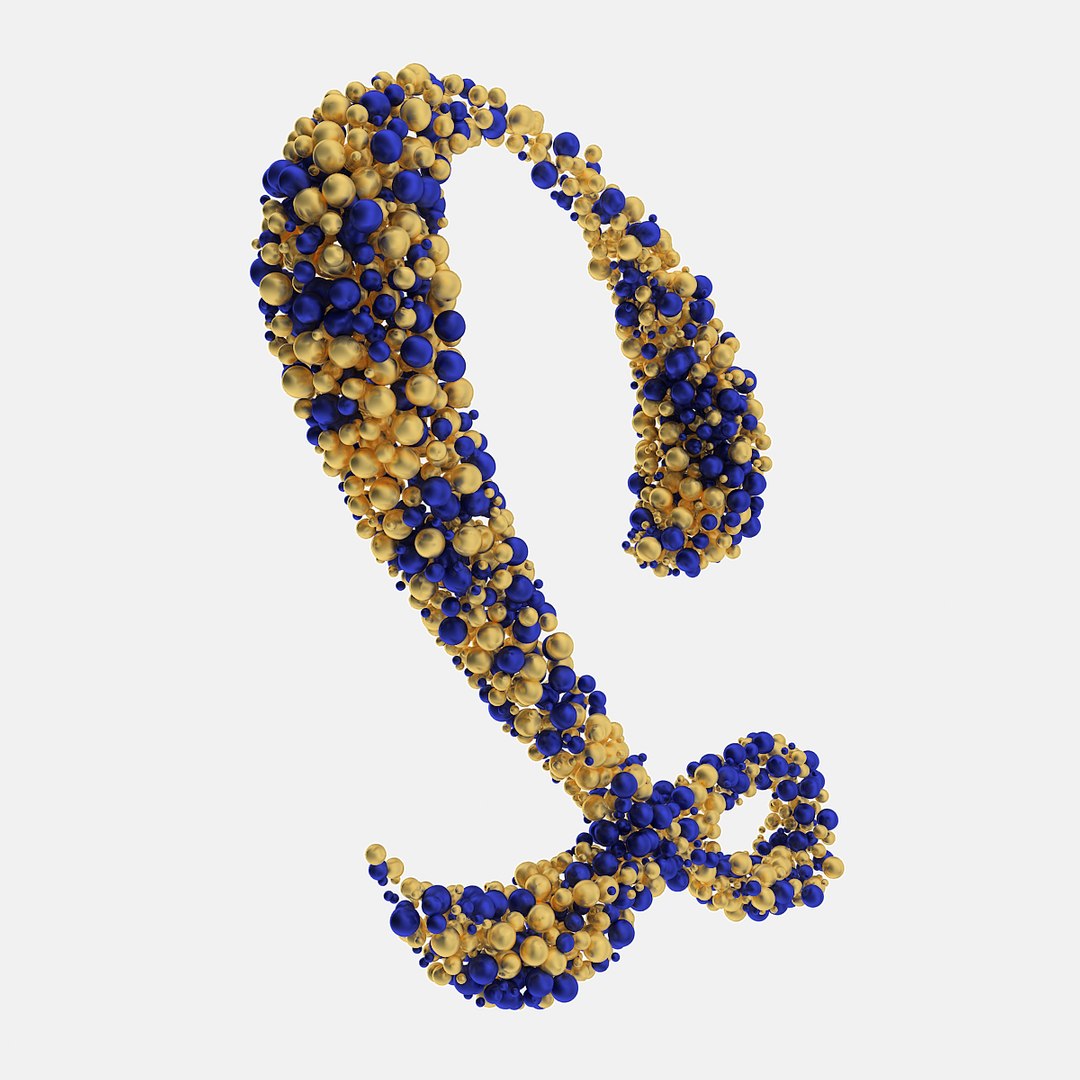 Calligraphic digit 2 number 3D model - TurboSquid 1396143