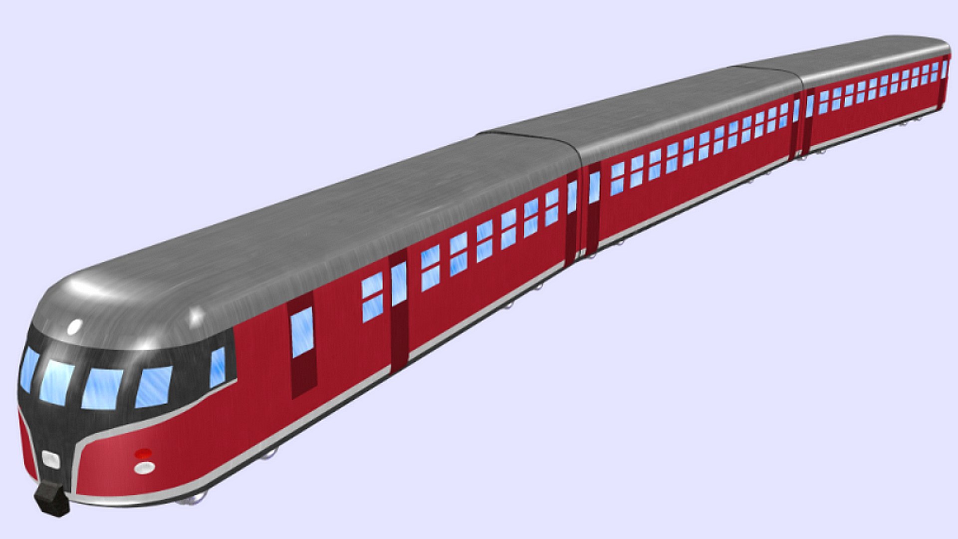 Vt08 Passenger Train 3D - TurboSquid 1708344
