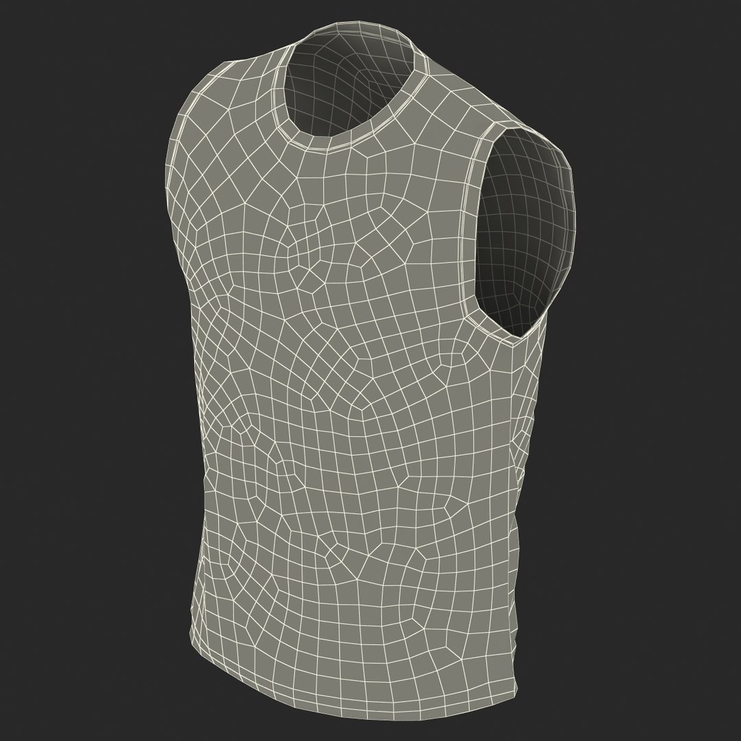 3d model of basketball jersey red