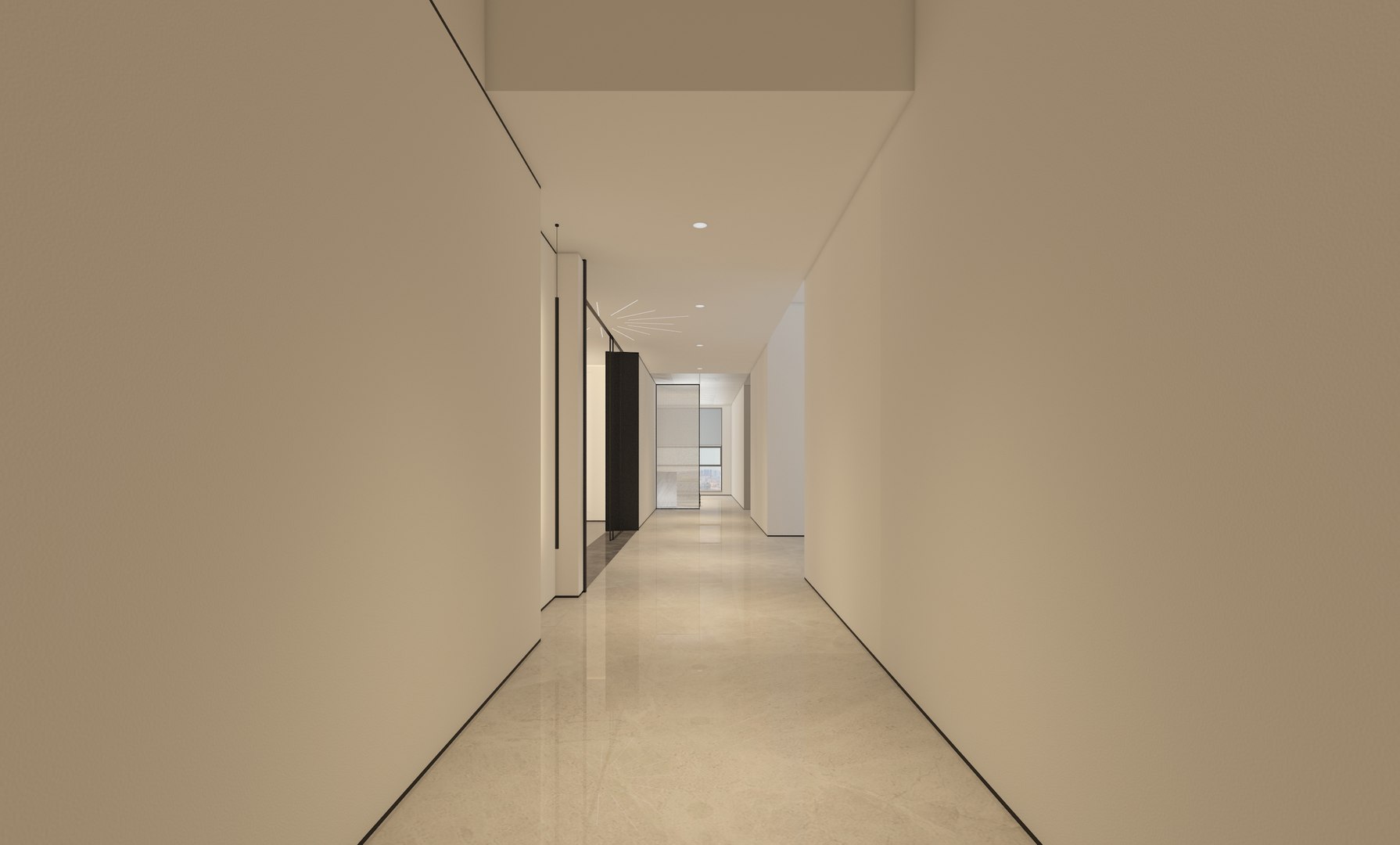 3D Arch Office Office Desk Chair Conference Room Conference Table Tea ...