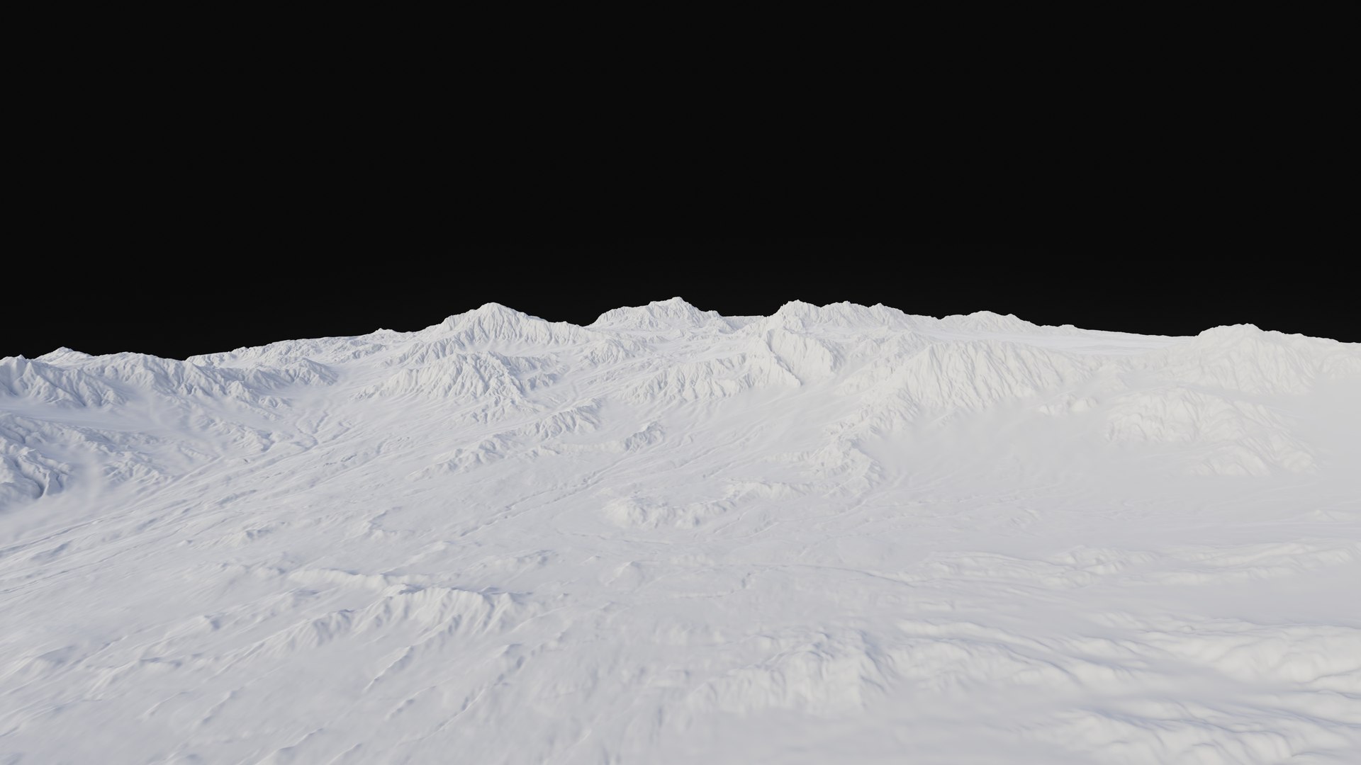 3D model Snowy rocky terrain - TurboSquid 2165106