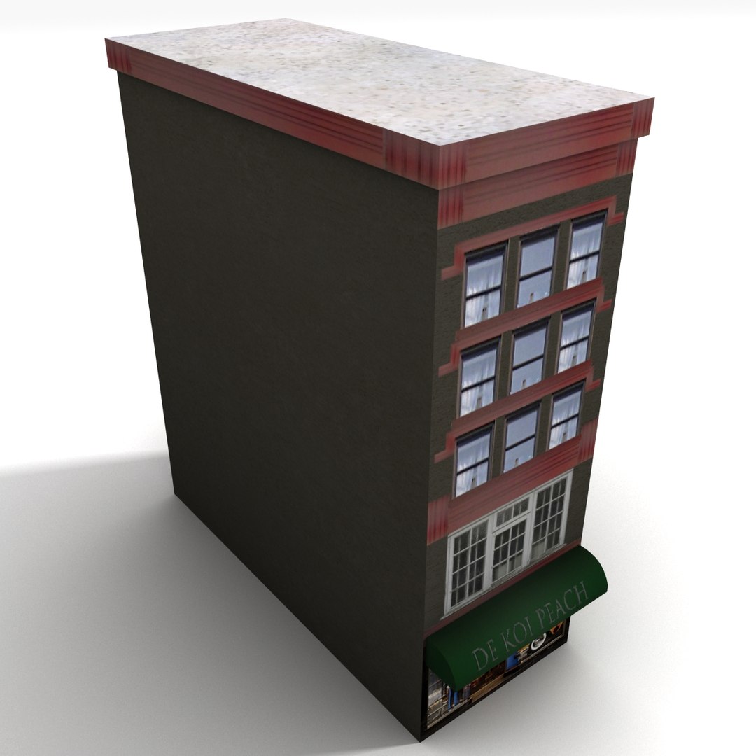 City Building Block 3D Model - TurboSquid 1212301