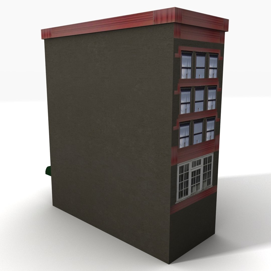 City Building Block 3D Model - TurboSquid 1212301