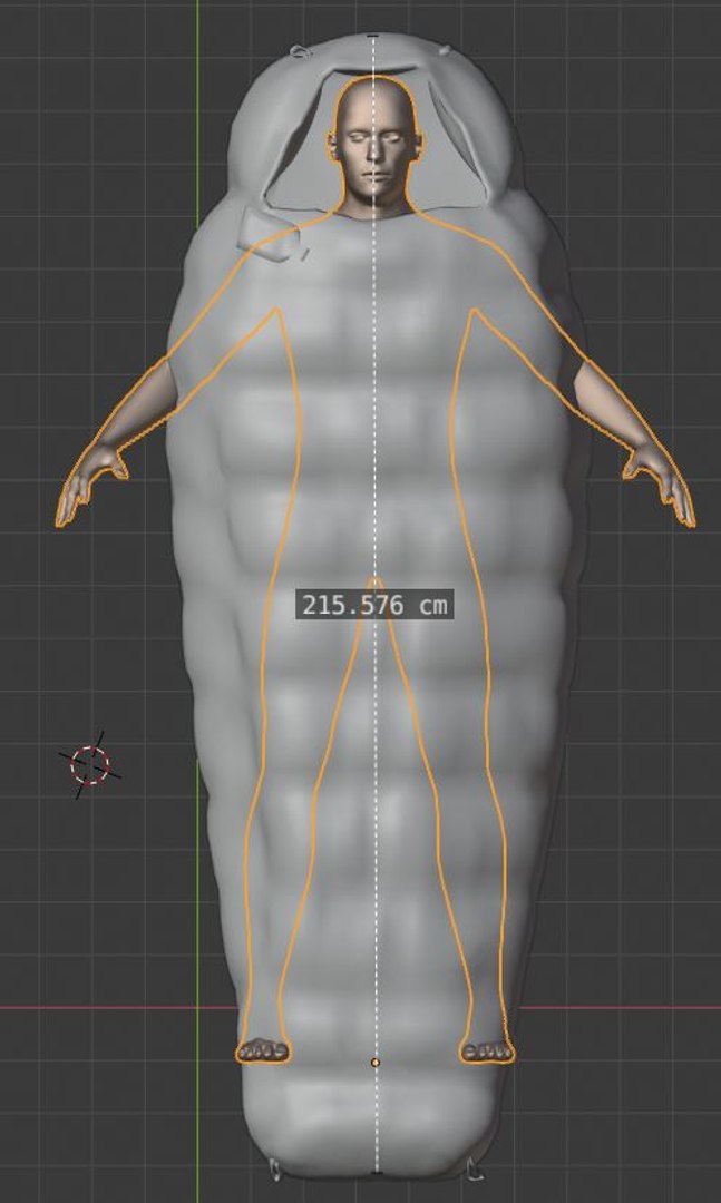 3D Cocoon Sleeping Model - TurboSquid 1561836