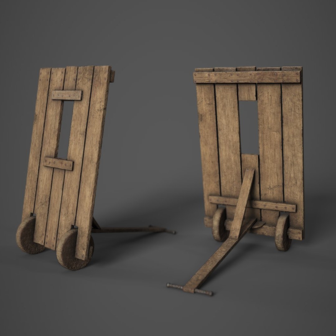 3D model ready medieval mantlet - TurboSquid 1244291