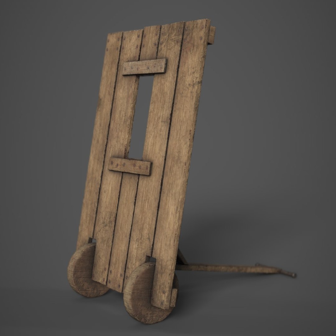 3D model ready medieval mantlet - TurboSquid 1244291