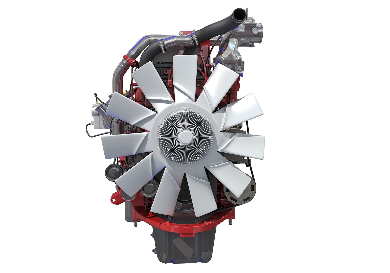 Mack Mp8 Truck Engine 3D Model - TurboSquid 1327138