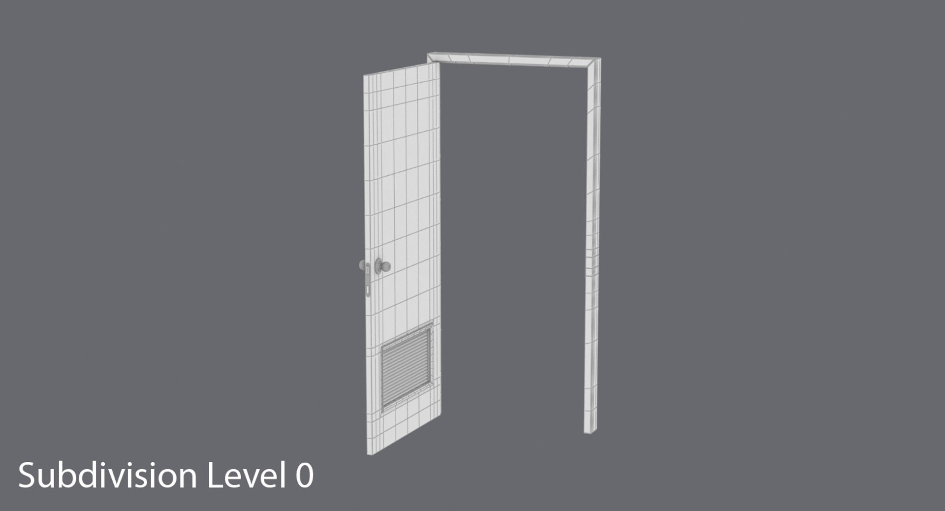 3D Commercial-doors---door-4-open - TurboSquid 1237886