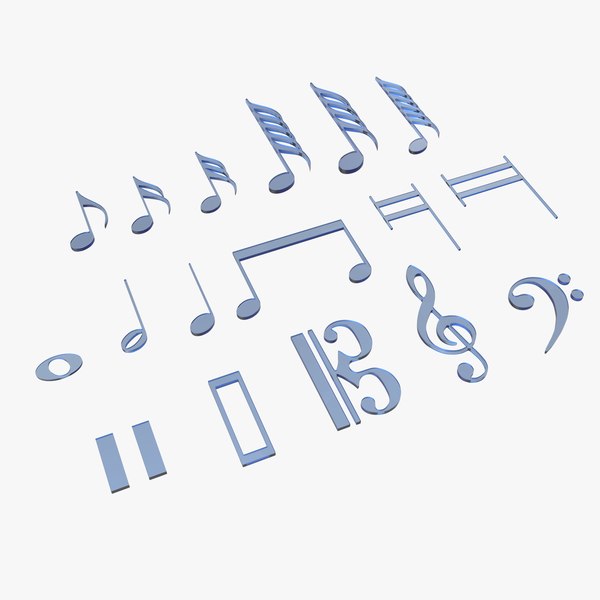 Musical Note 3D Models for Download | TurboSquid