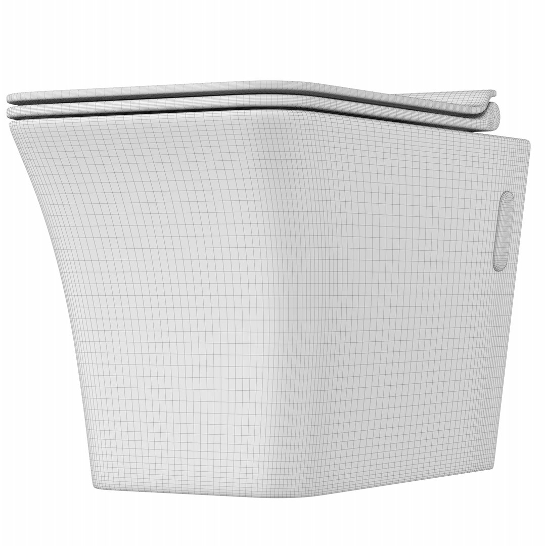 Wall Hung Water Closet Model - TurboSquid 1694536