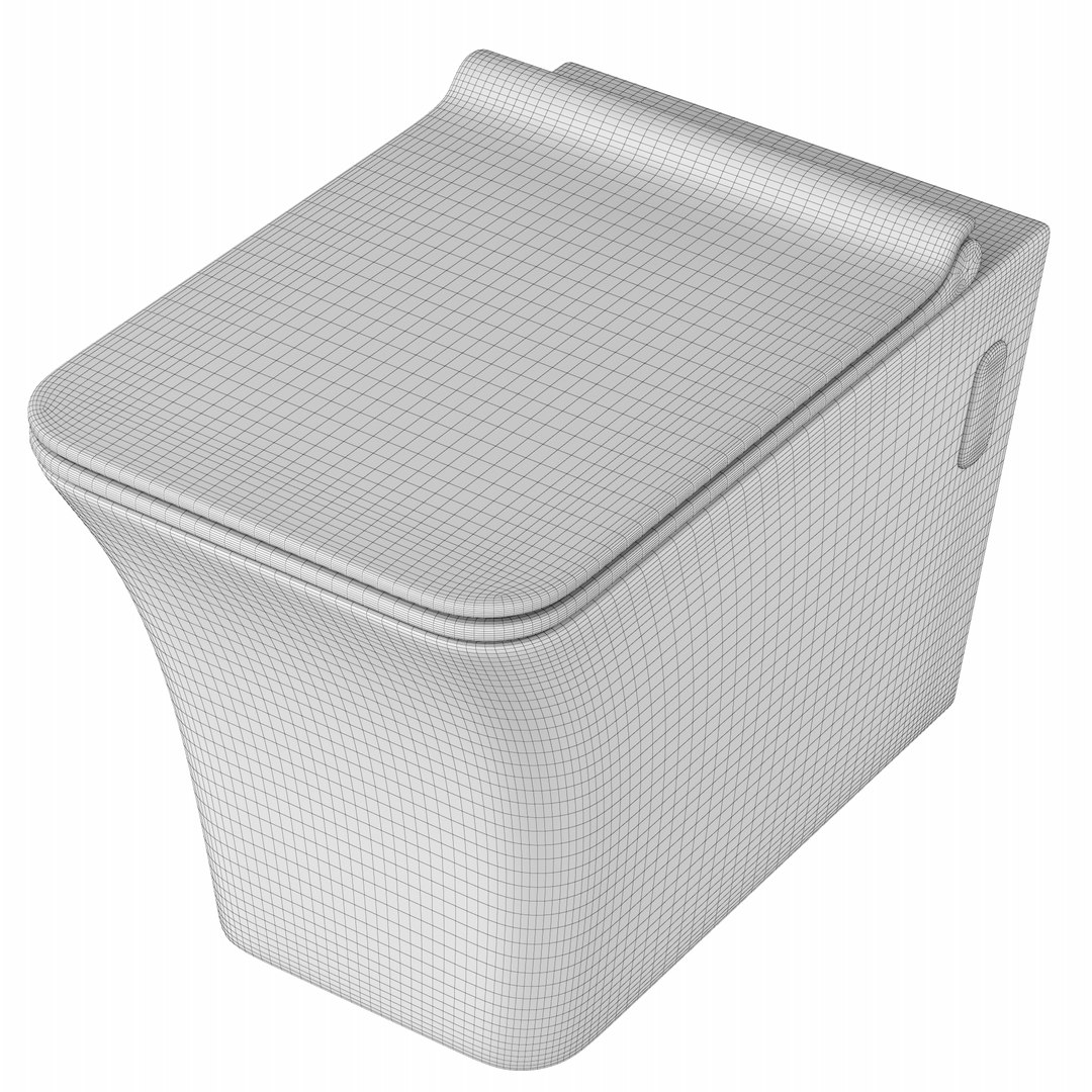 Wall Hung Water Closet Model - TurboSquid 1694536
