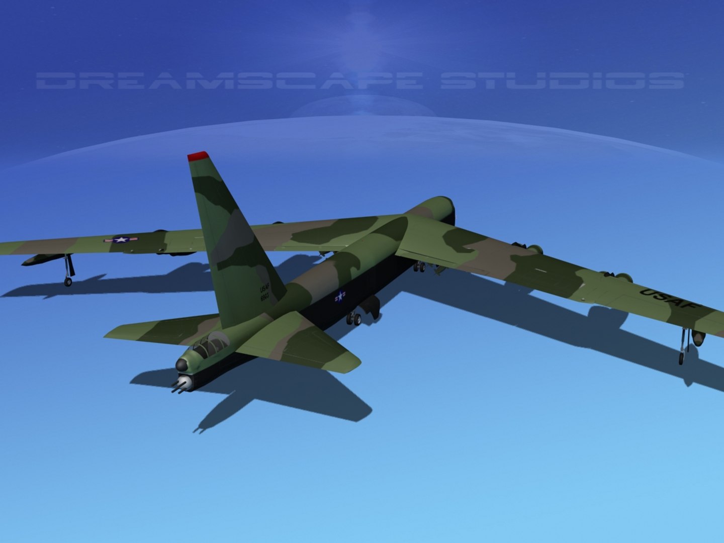 3d Model Stratofortress Boeing B-52 Bomber