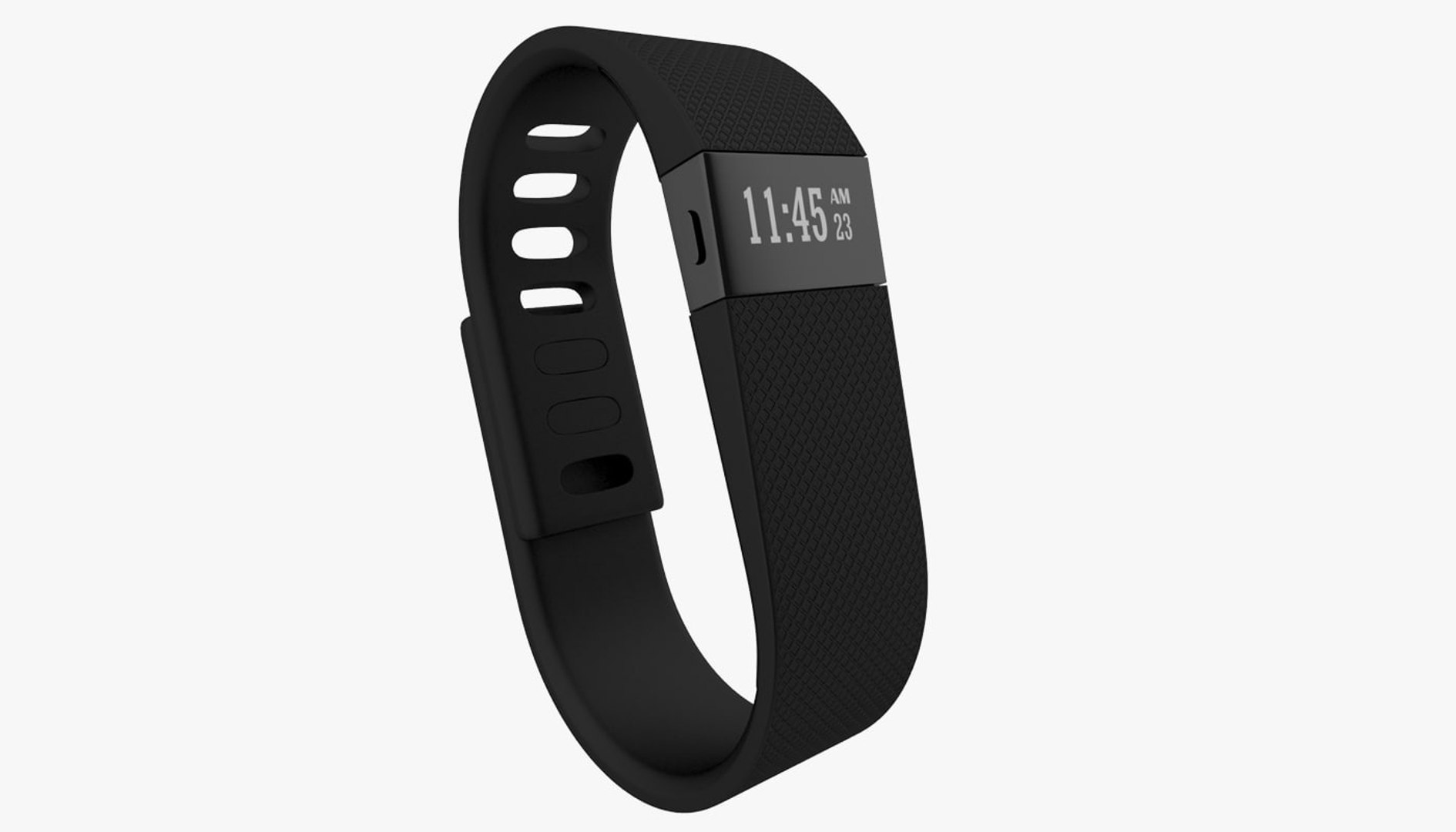 Fitbit Charge Hr 3d Model