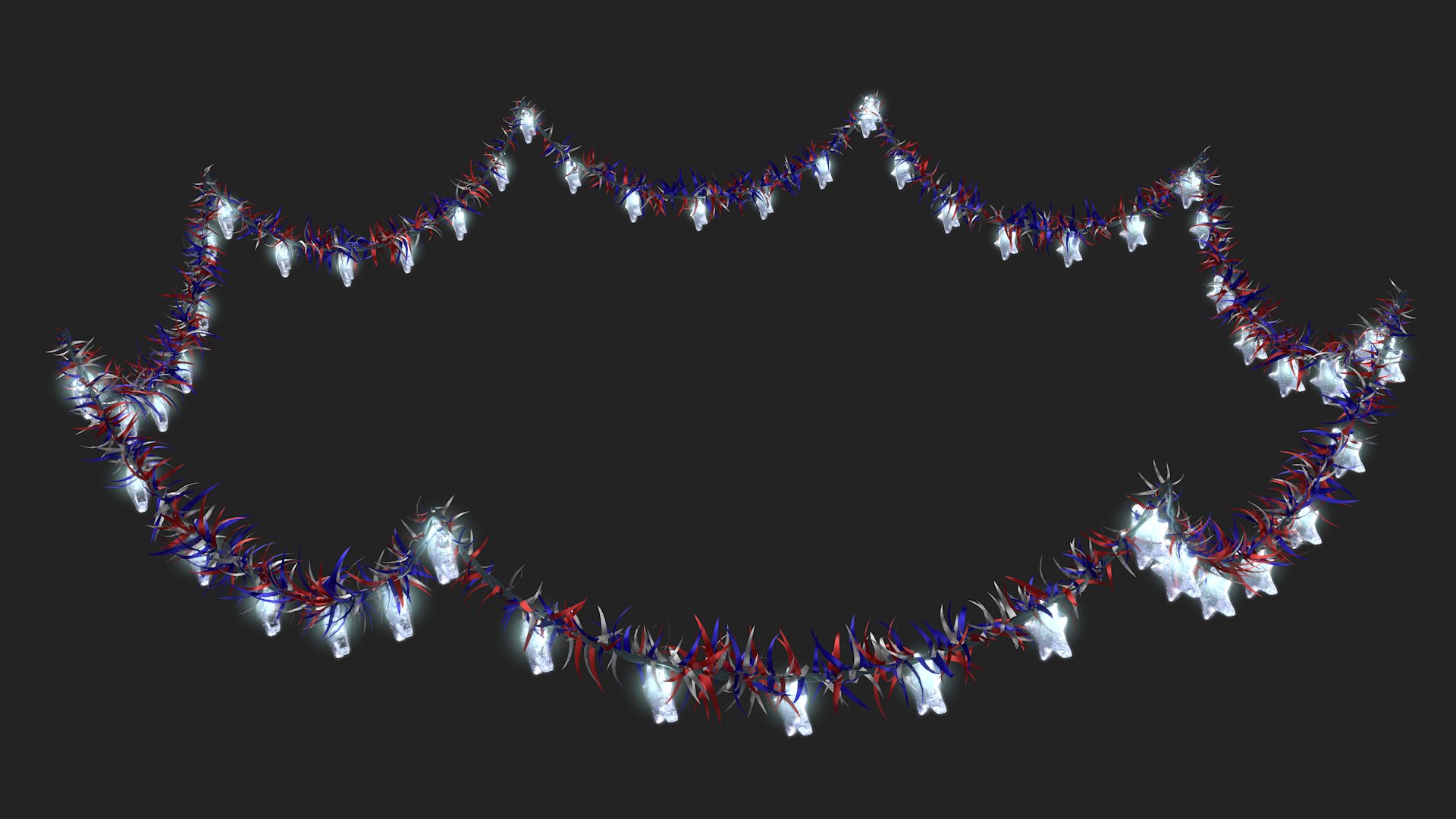 3D Model Garland Christmas - TurboSquid 1477511