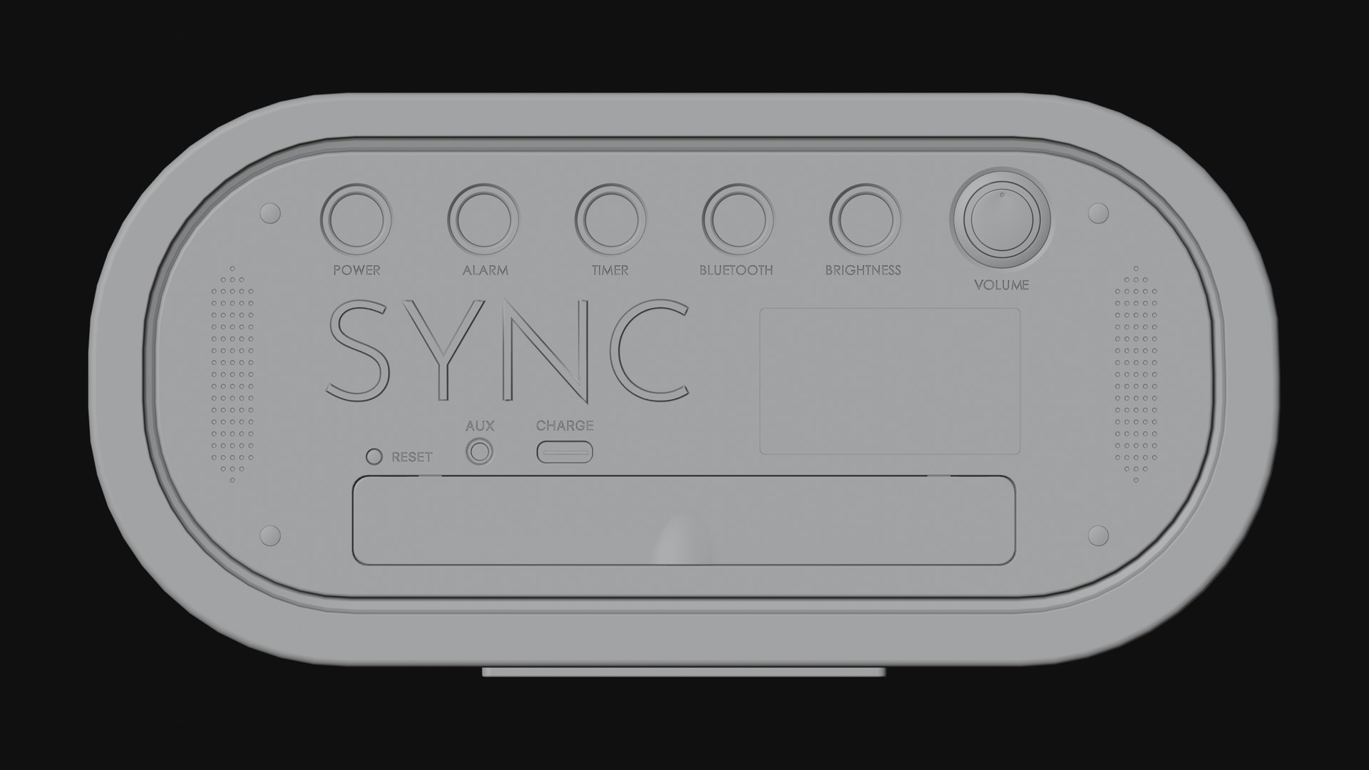 3D SYNC - A Digital Alarm Clock Model - TurboSquid 2322211