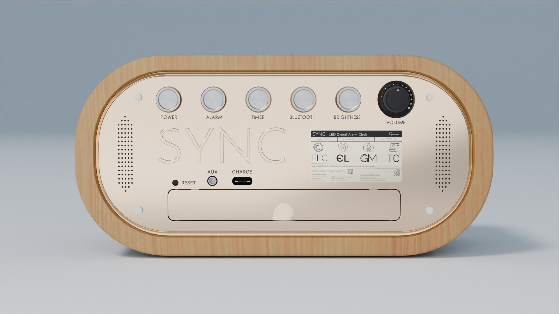 3D SYNC - A Digital Alarm Clock Model - TurboSquid 2322211
