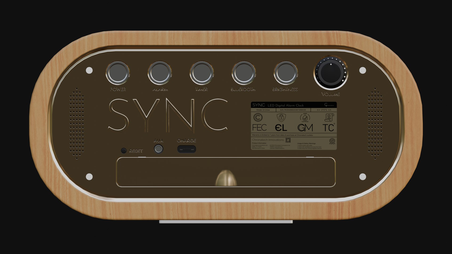 3D SYNC - A Digital Alarm Clock Model - TurboSquid 2322211