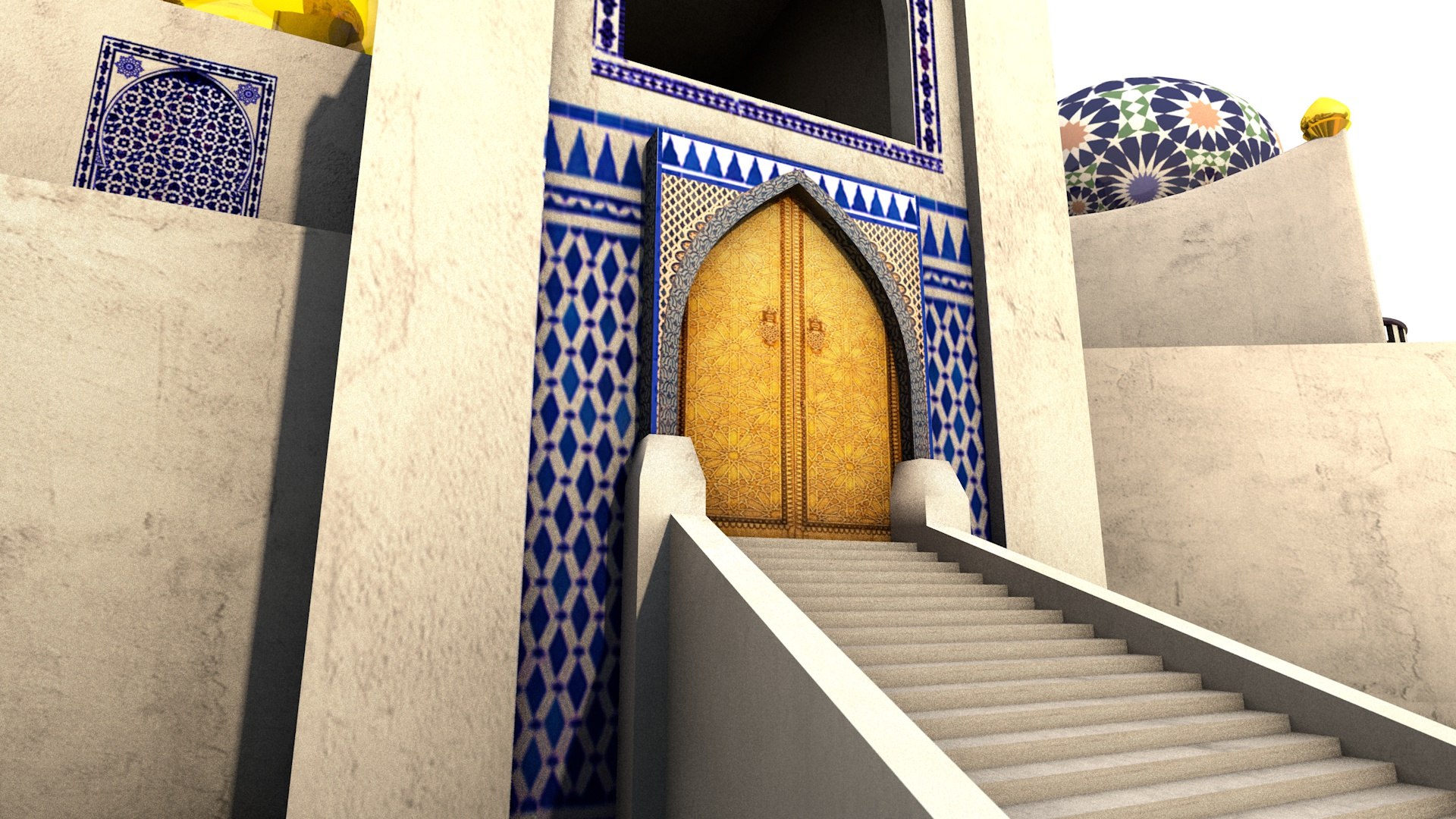 Arabic Palace Model | 1147600 | TurboSquid