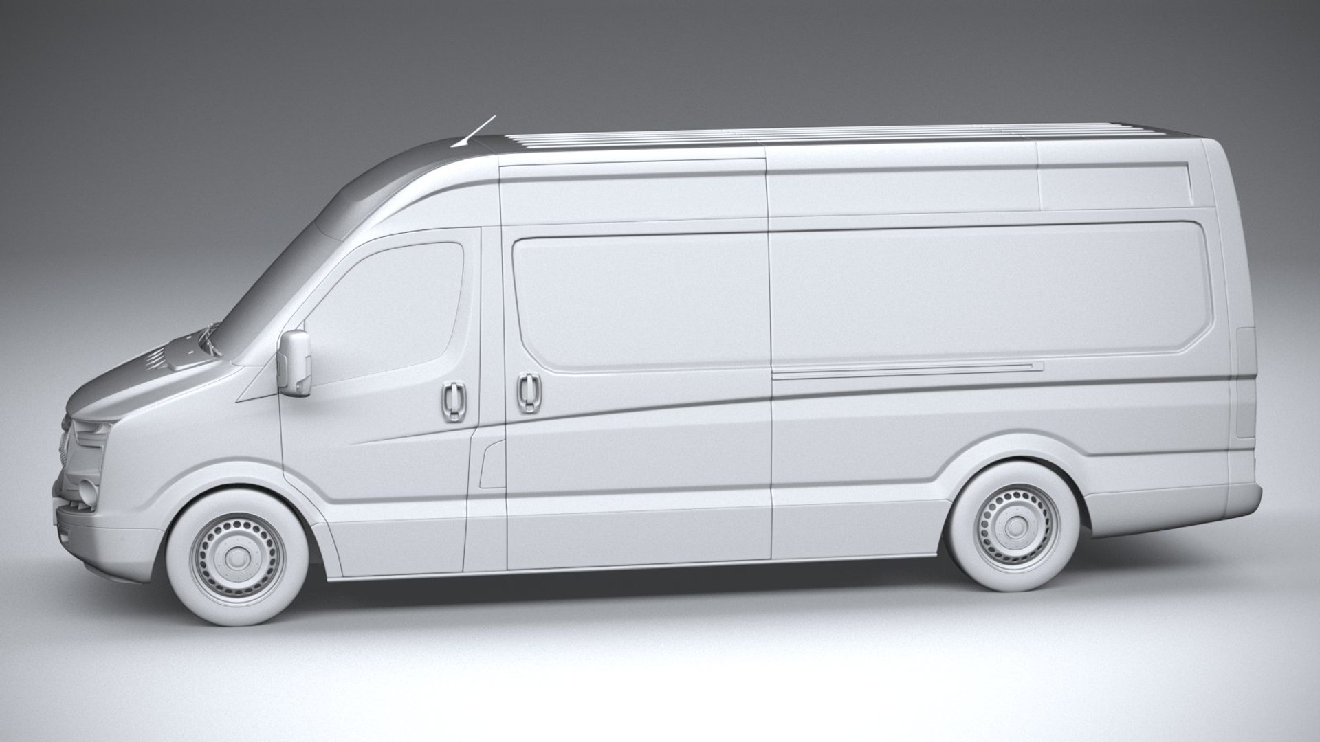 Generic van 2020 3D model - TurboSquid 1500626