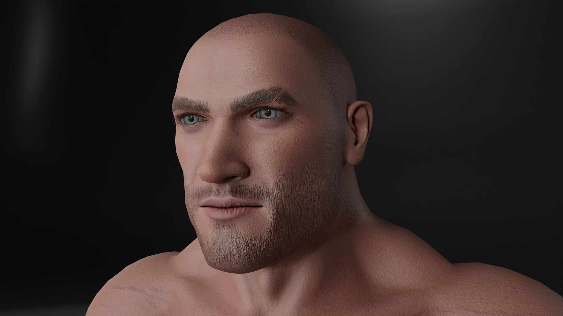 Human Body - Muscular Male 3D Model - TurboSquid 2223750