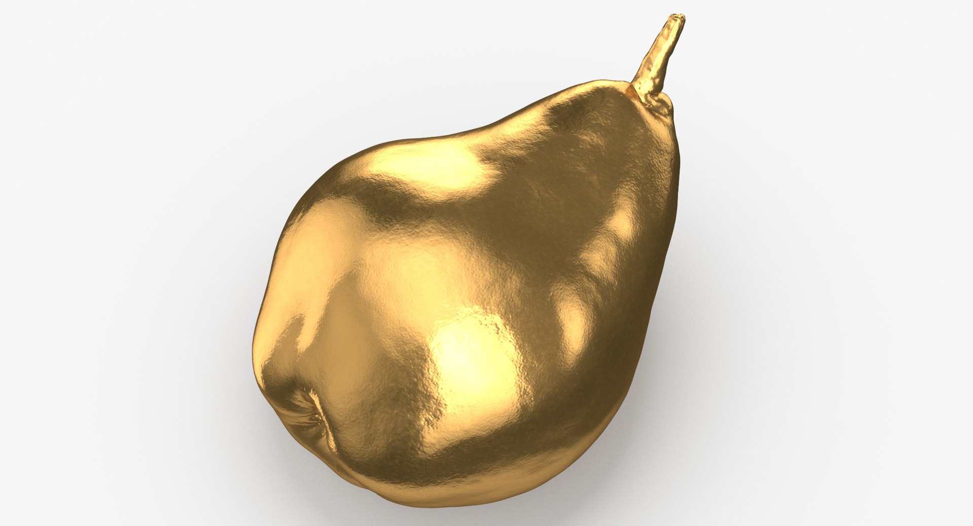 Taylors Gold Pears 01 Silver And Gold Collection - 2 Pears 3D ...