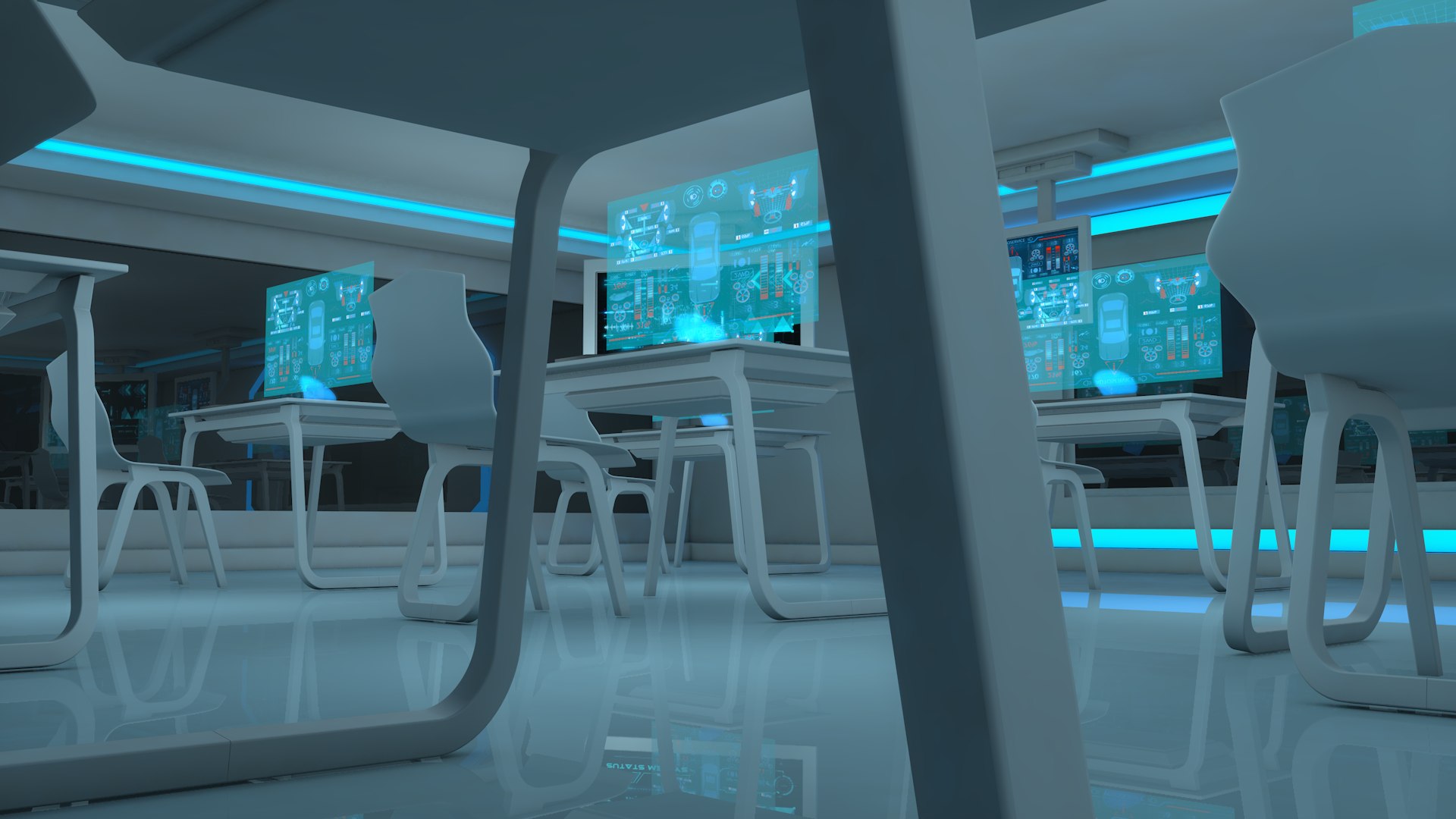 3D Sci Fi Class Room - TurboSquid 1839816