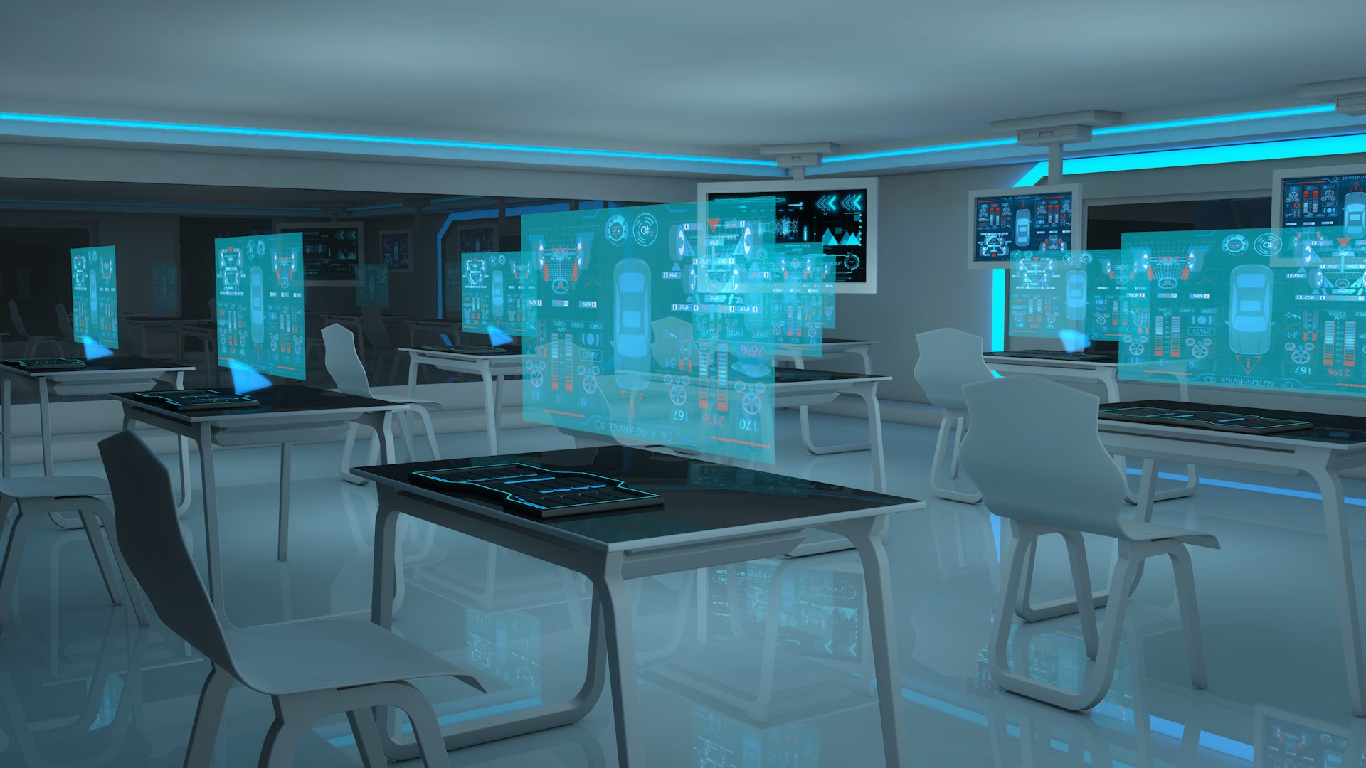 3D Sci Fi Class Room - TurboSquid 1839816