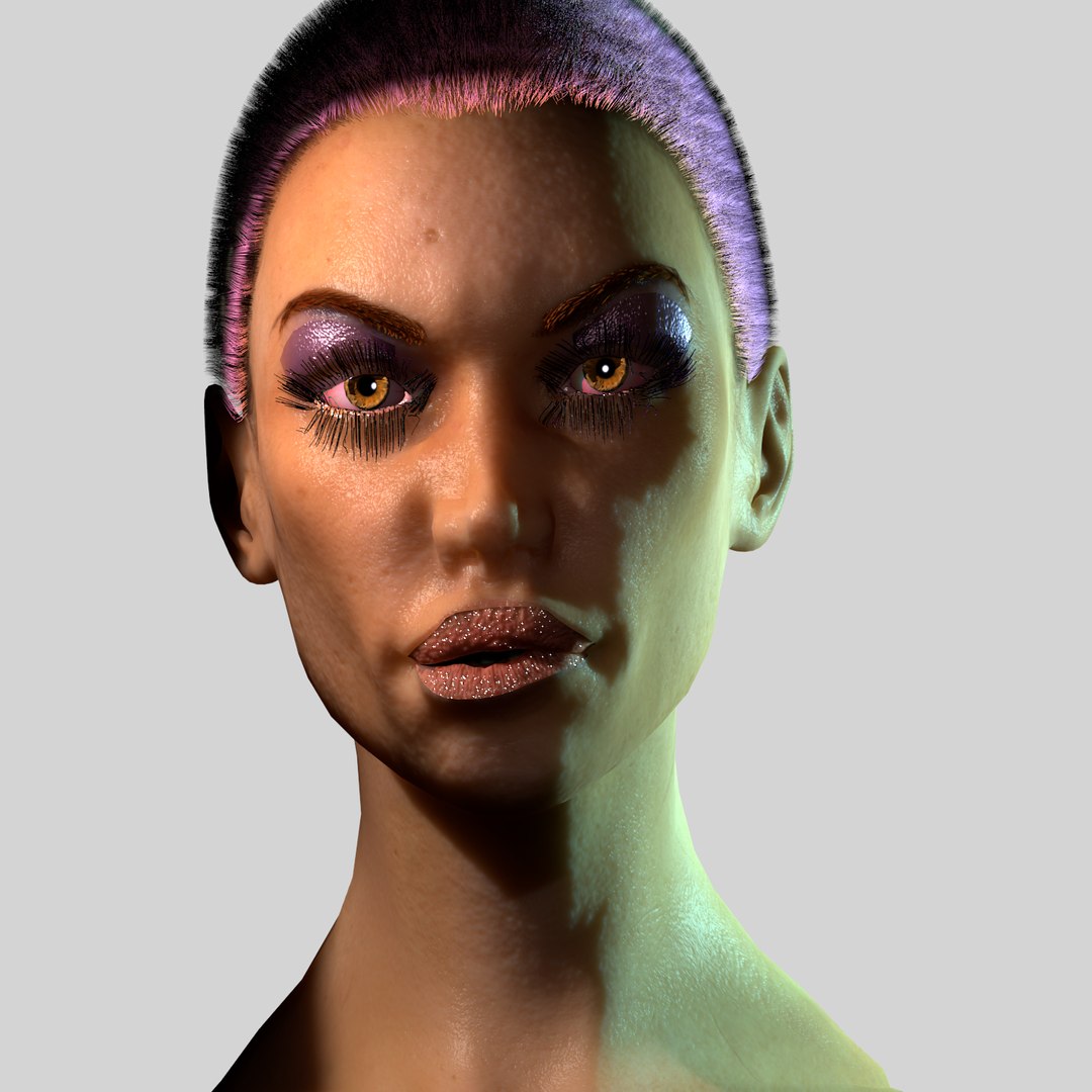 Blender Female Head