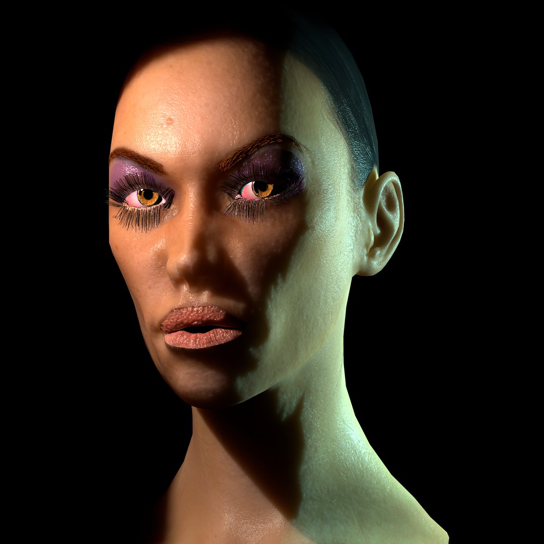 Blender Female Head