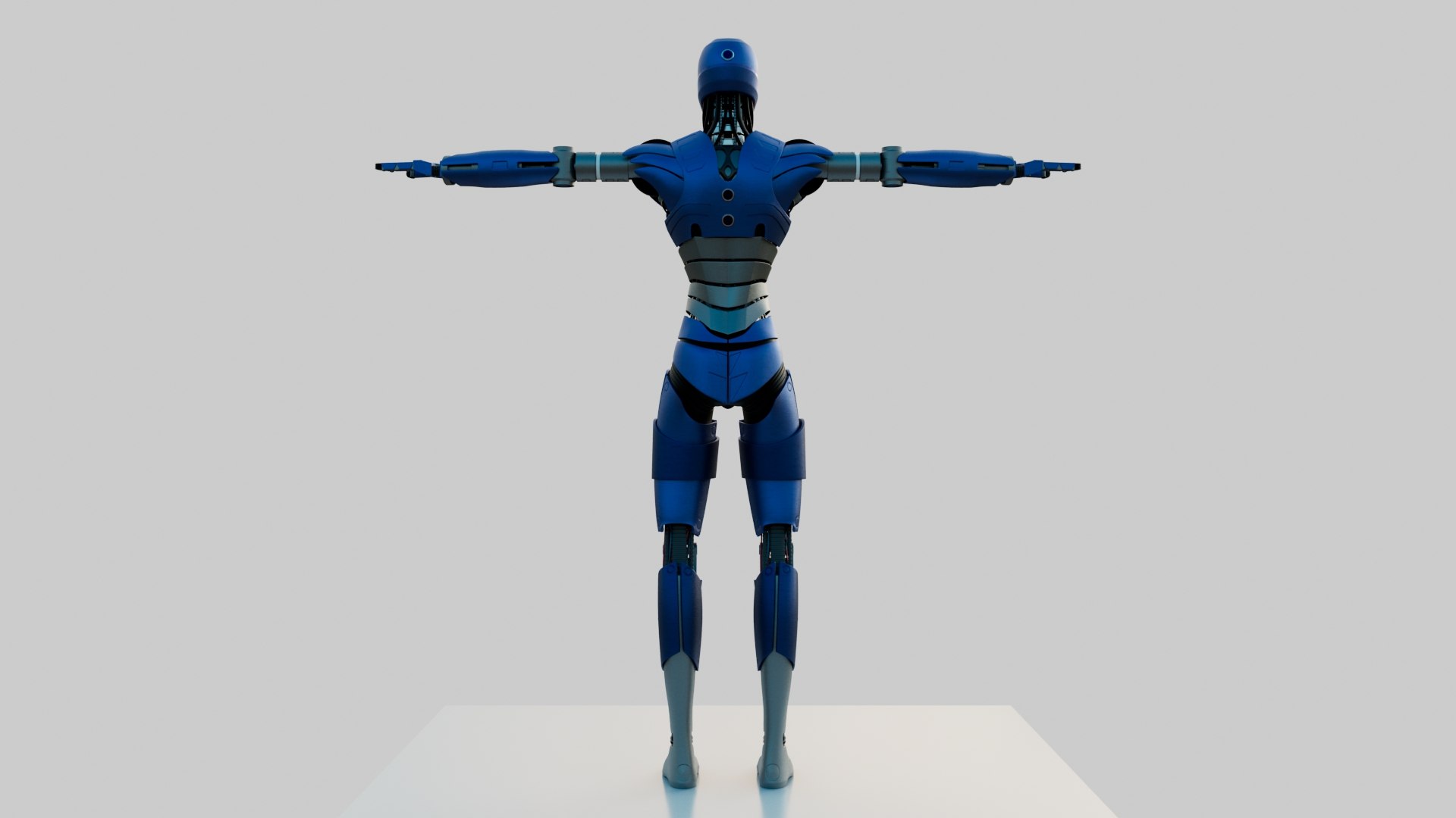 3D The Robot With A Weapon - TurboSquid 2015007