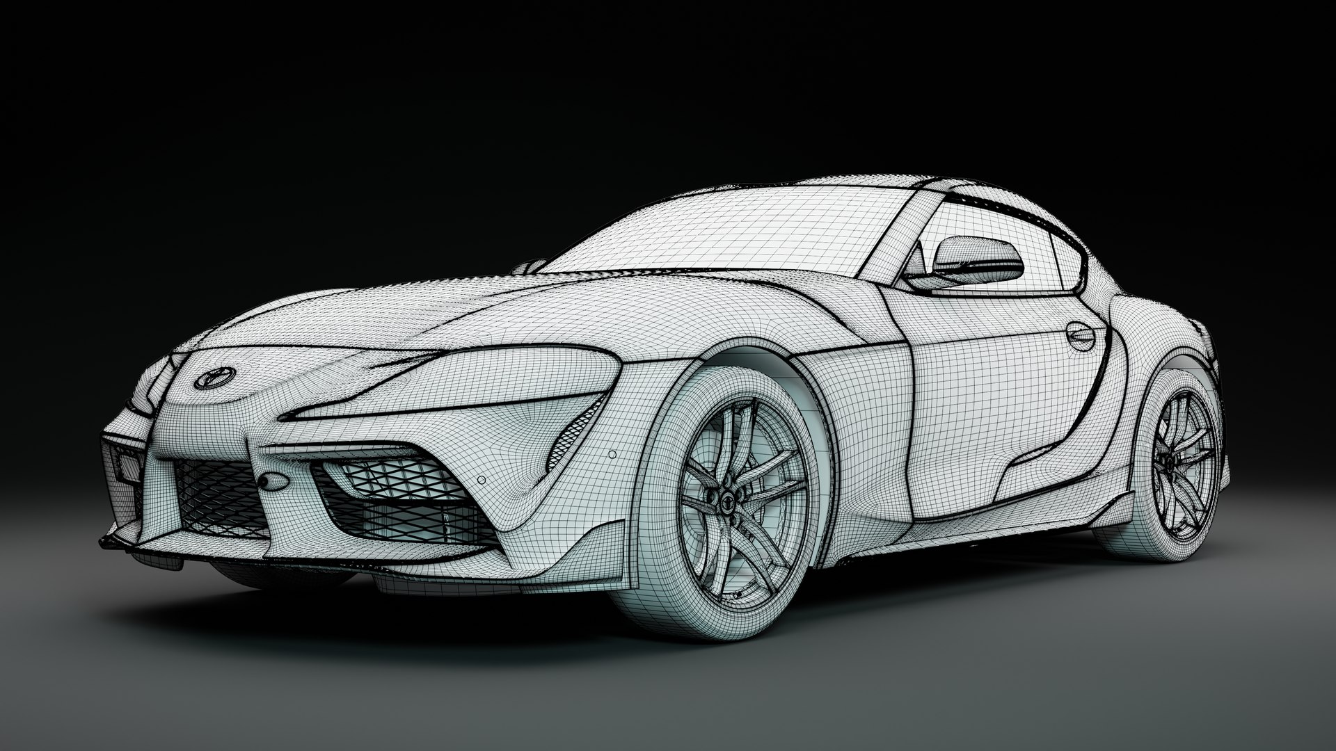 3D Car Toyota Supra 2022 With Textures 3D Model - TurboSquid 2132321