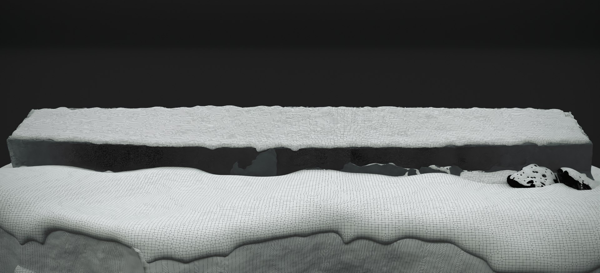 3D SNOW ROCK WALL A 2022 MAX 2019 - TurboSquid 1980843