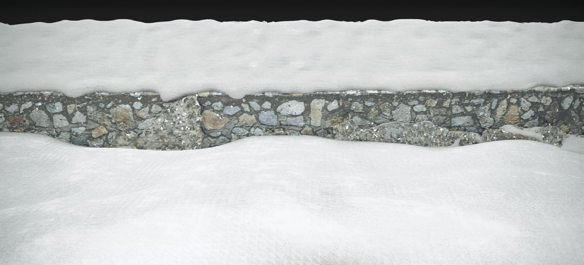 3D SNOW ROCK WALL A 2022 MAX 2019 - TurboSquid 1980843