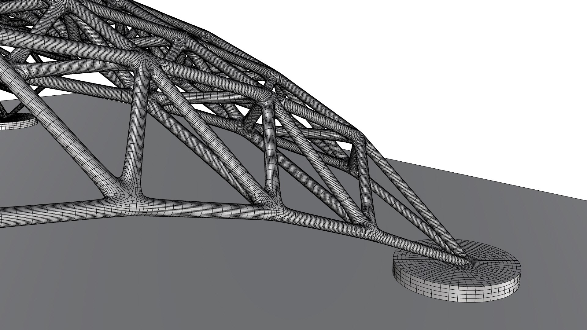Truss Dome Structure Pavilion 01 LOW 3D Model - TurboSquid 2254746