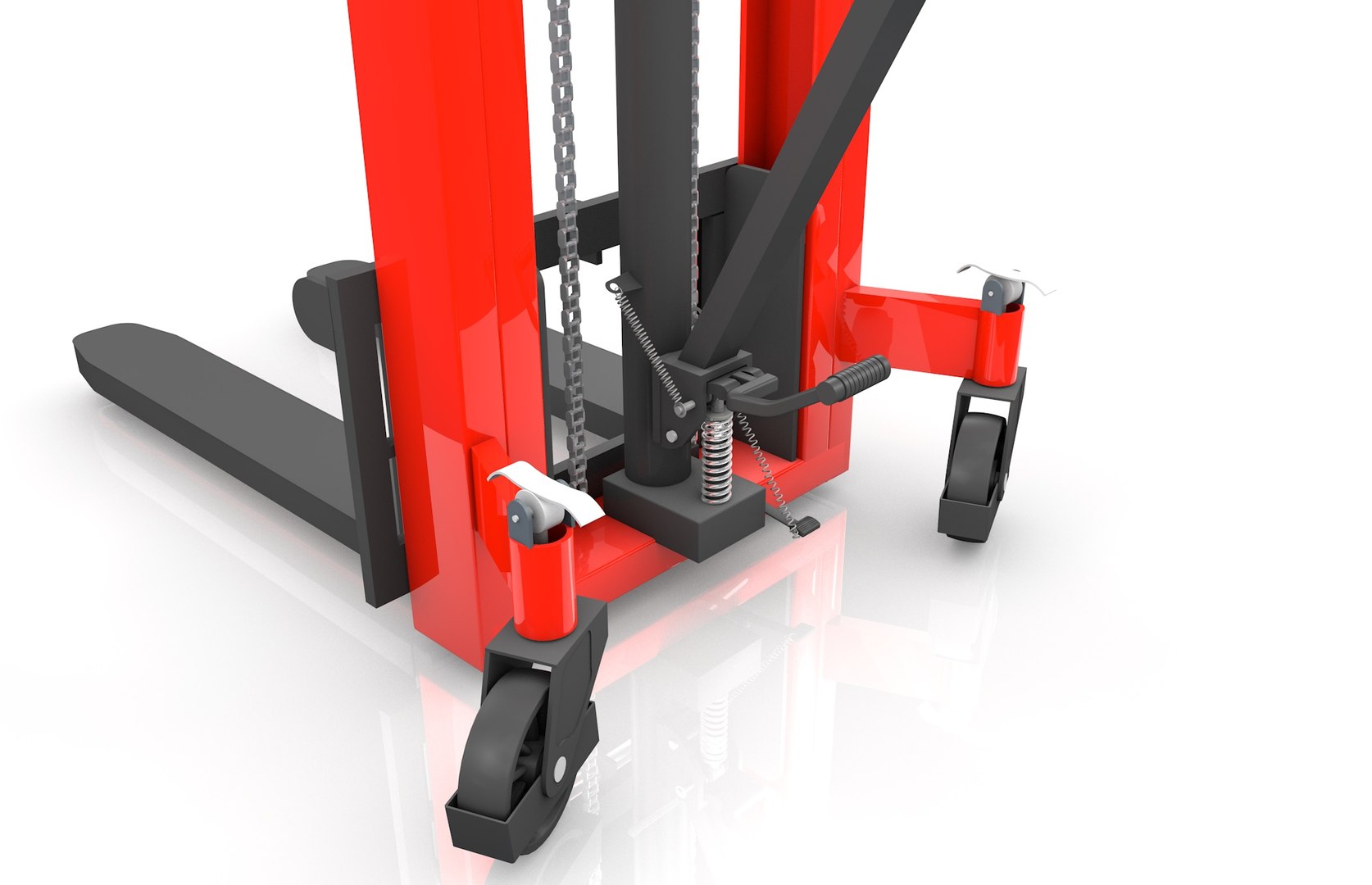 Hand Pallet Jack Stacker 3D Model - TurboSquid 1438802