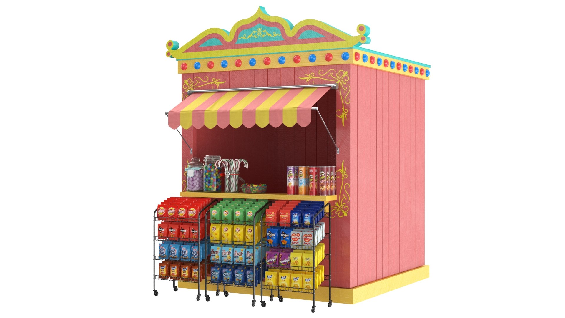 Real Candy Booth 3D - TurboSquid 1461410